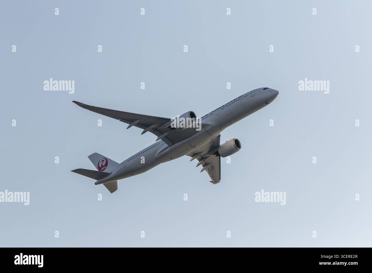 Airbus A350-941 passenger aircraft of Japan Airlines, flight number ...