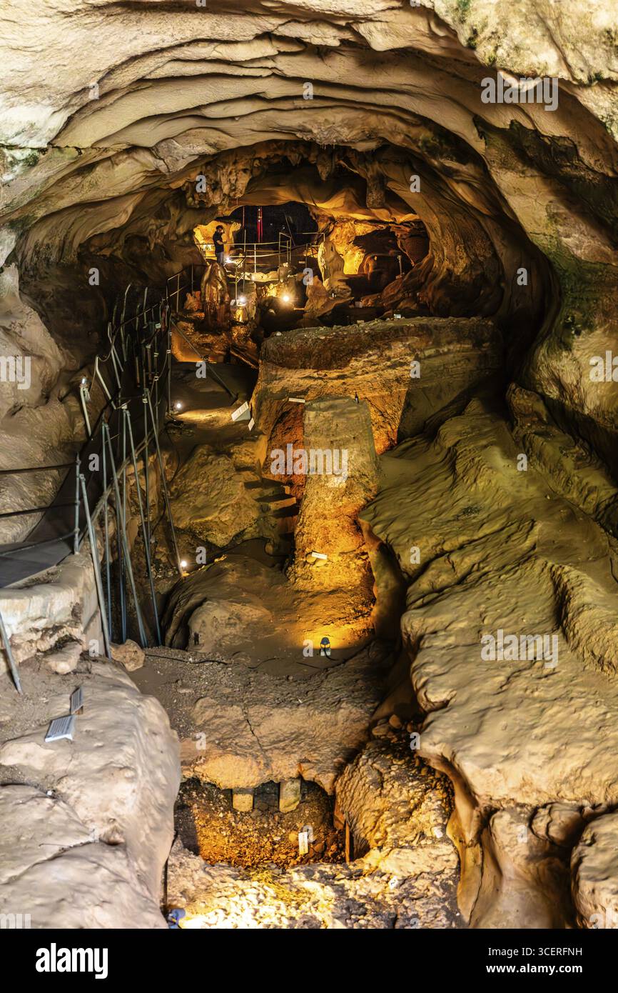 Ghar Dalam, prehistoric karst cave with finds of bones and fossils of ...