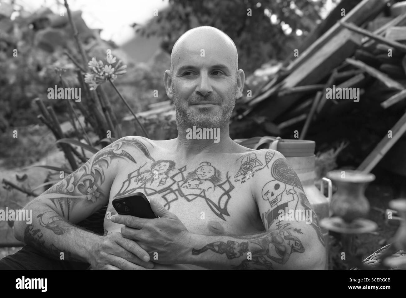 Arm free Black and White Stock Photos & Images - Alamy