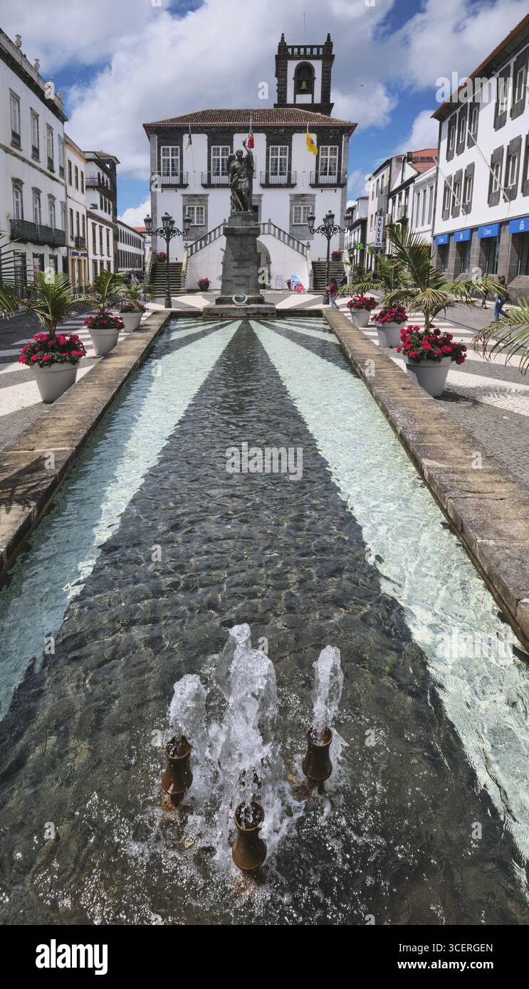 Azores town hall ponta delgada hi-res stock photography and images - Alamy