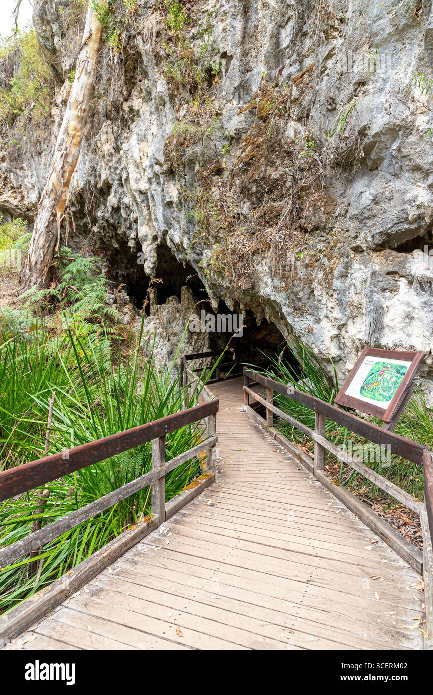 The entrance to Mammoth Cave, Boranup, Margaret River Region, Shire of ...