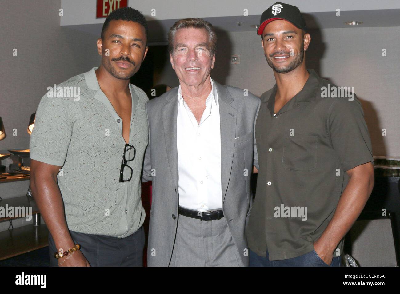 Ca. 16th Aug, 2025. Sean Dominic, Peter Bergman, Nathan Owens at ...