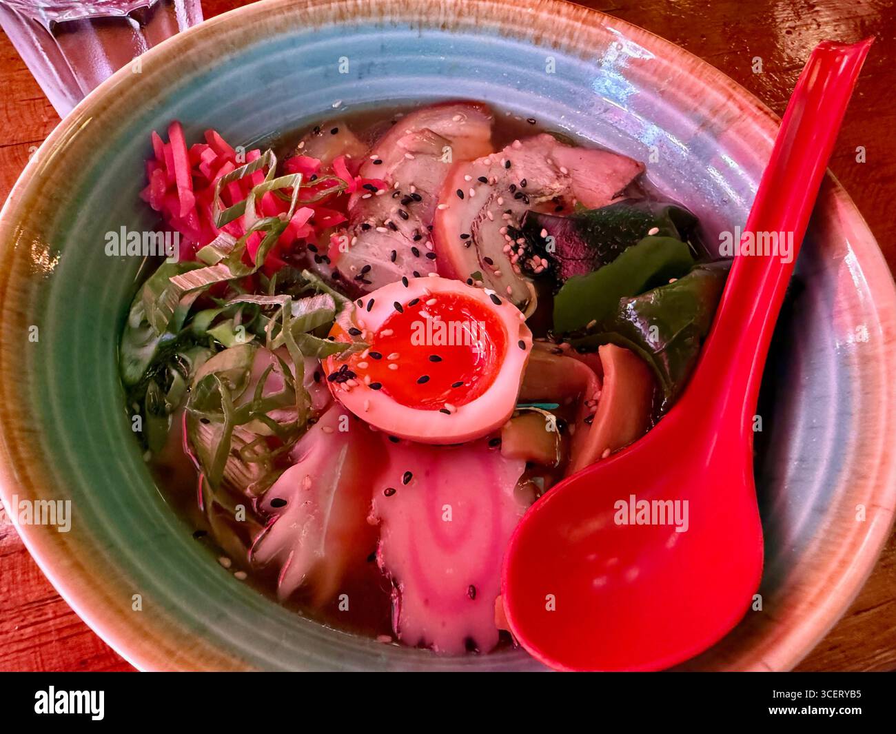 Tonkotsu Broth, Pork Belly, Ramen Egg, Pulled Noodle, fish cake ...