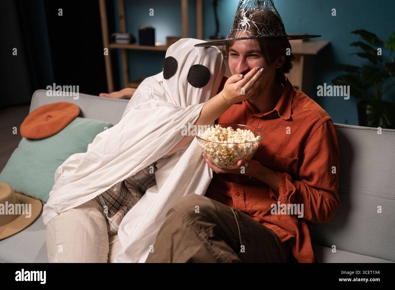 Peeking ghost hi-res stock photography and images - Alamy