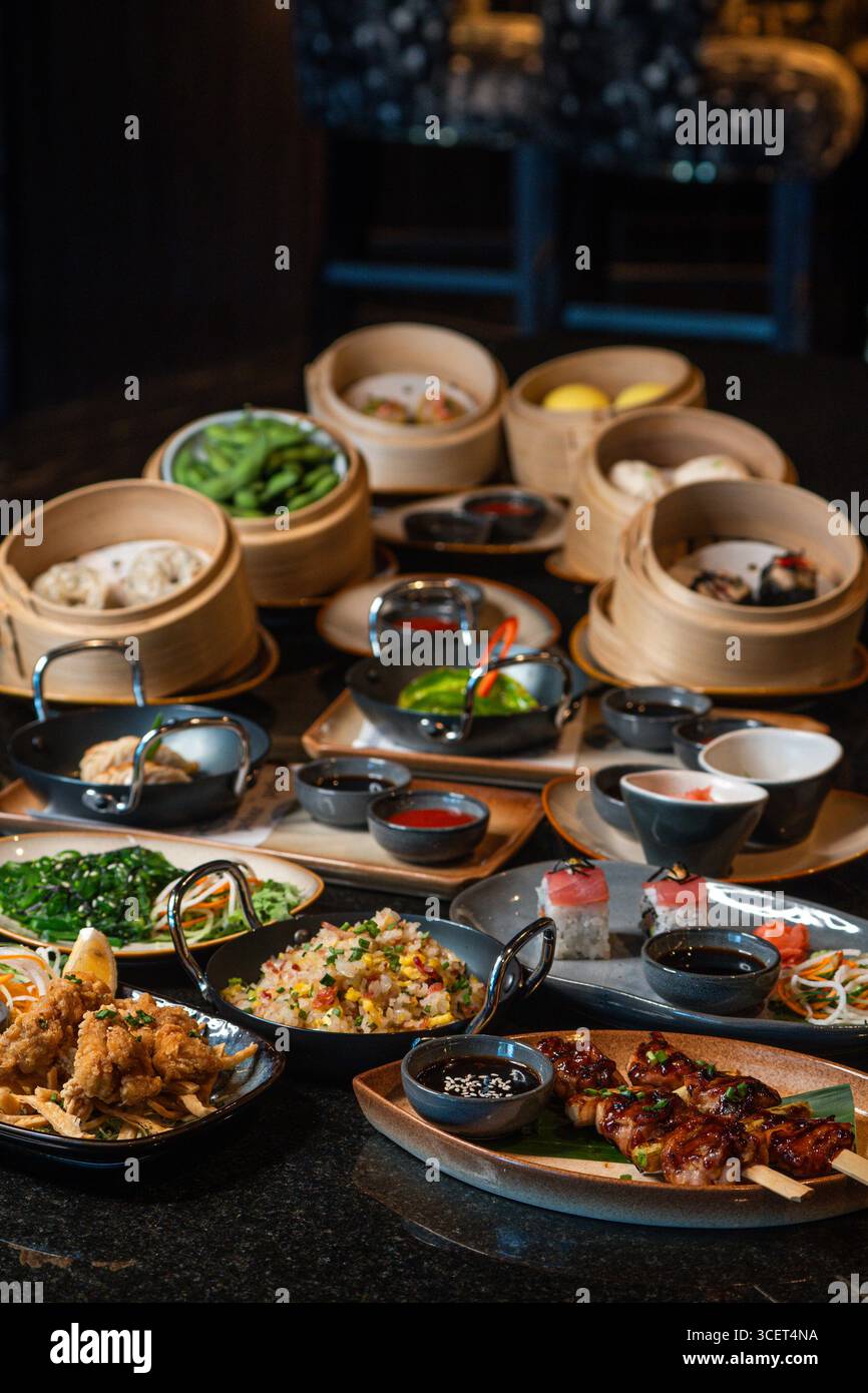 Fusion chinese lunch set hi-res stock photography and images - Alamy
