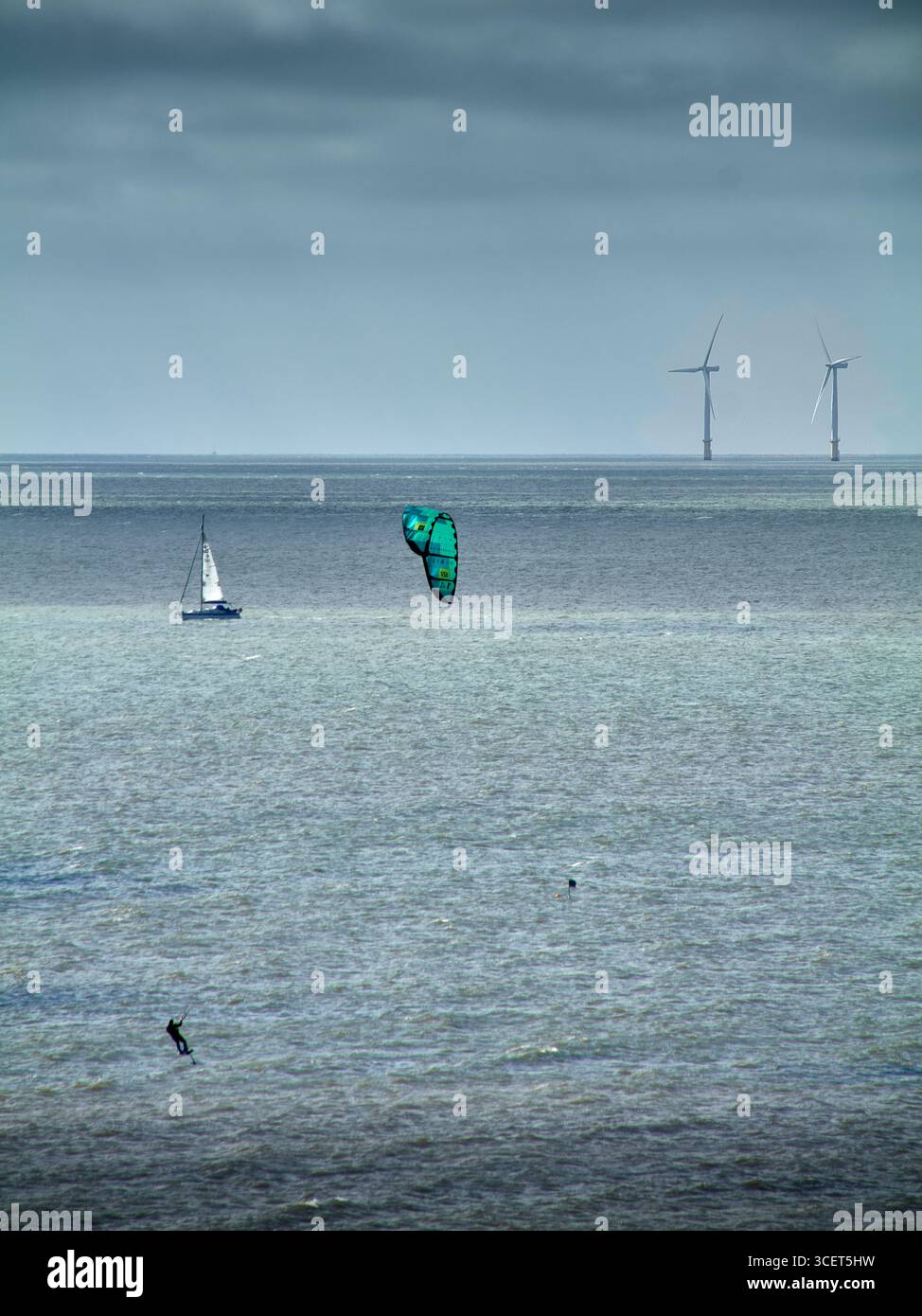 Gunfleet Sands offshore wind farm Stock Photo - Alamy