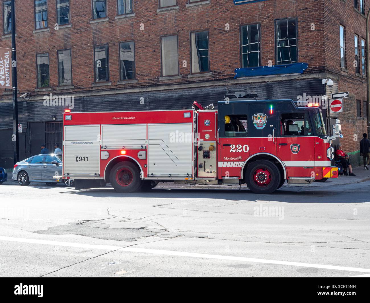 Fire truck in service hi-res stock photography and images - Alamy