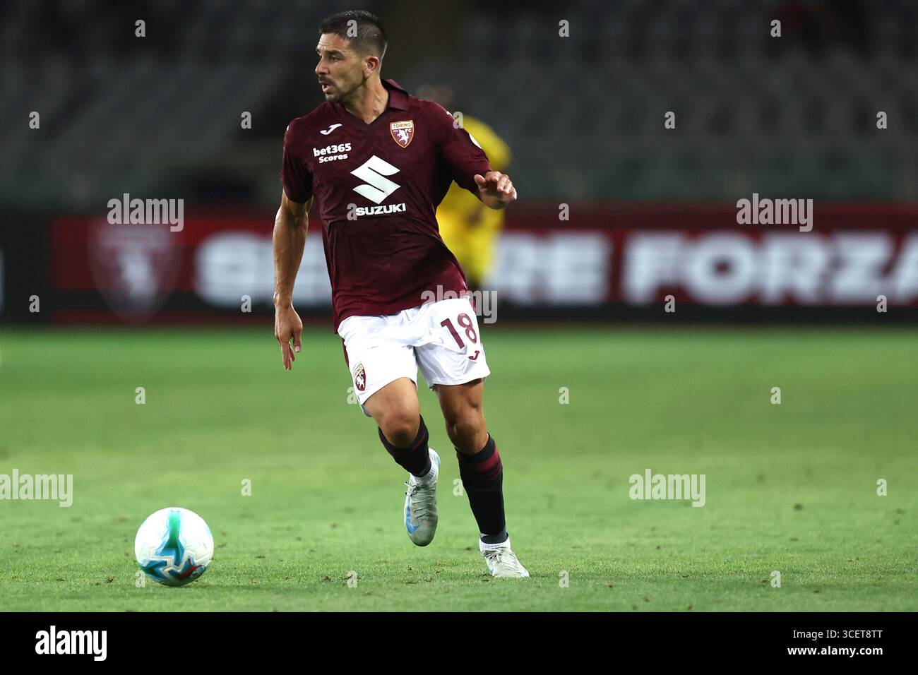 Giovanni Simeone of Torino Fc in action during the Coppa Italia Round ...