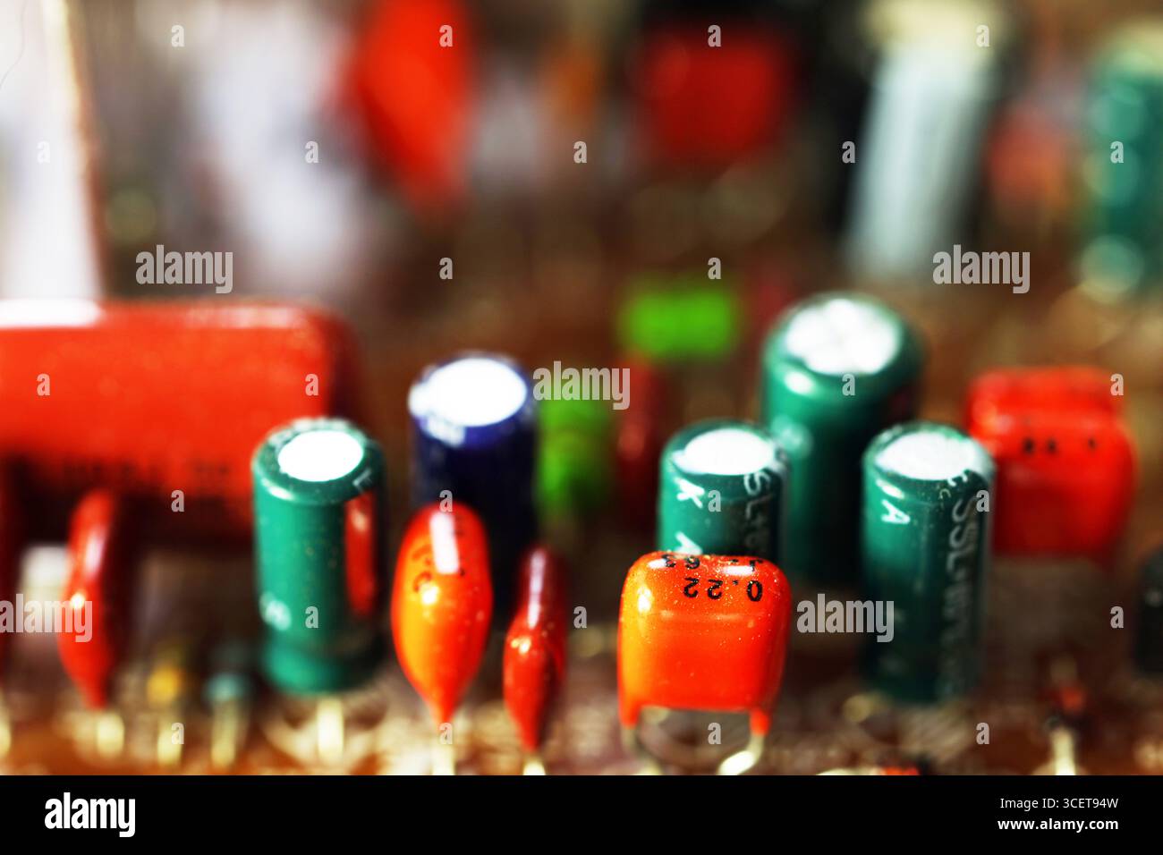 Integrated circuit visible capacitors hi-res stock photography and ...
