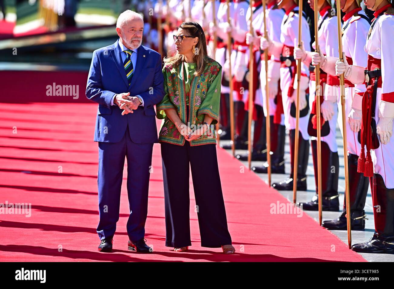 In the photo: President Lula and First Lady Janja. President Lula ...