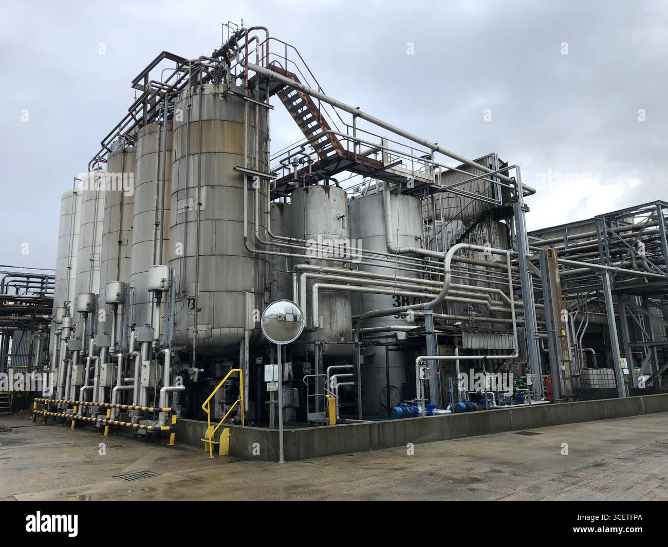 Refining and Petrochemical Platform in France Stock Photo - Alamy