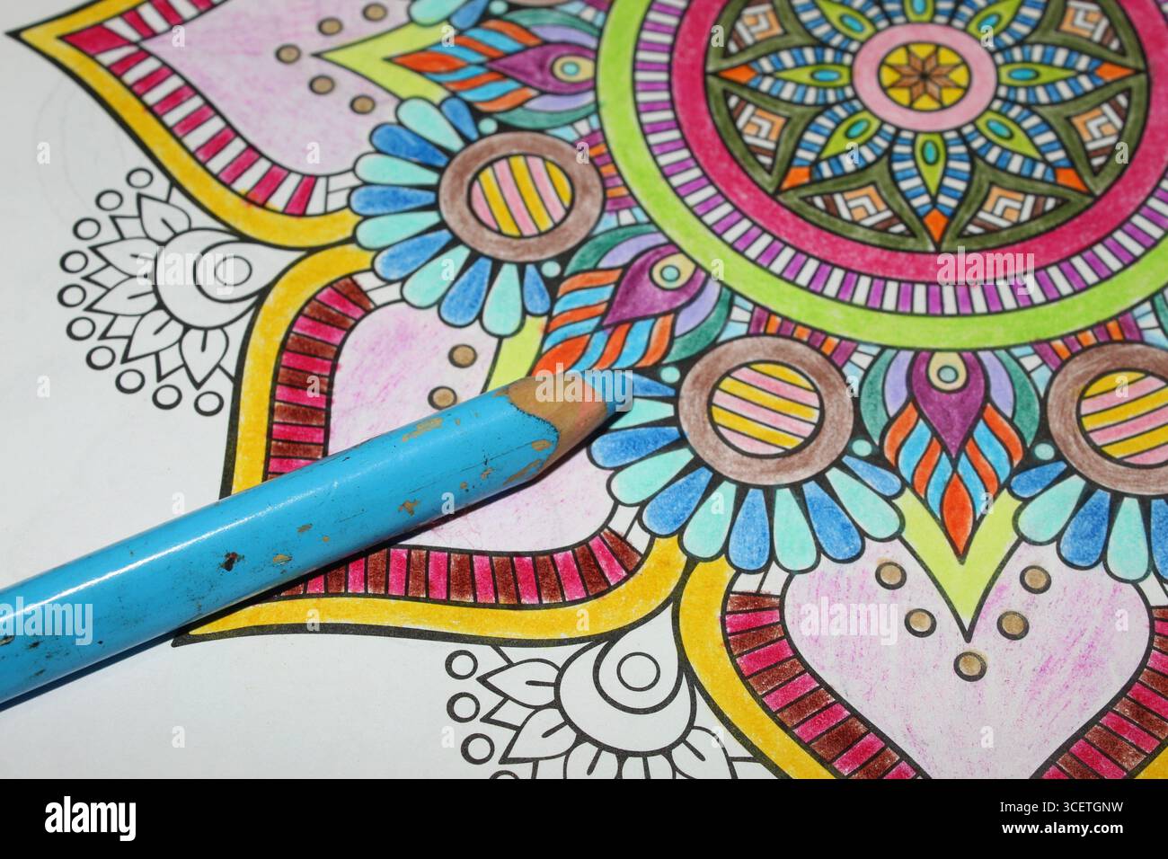 Hand drawing coloring hi-res stock photography and images - Alamy