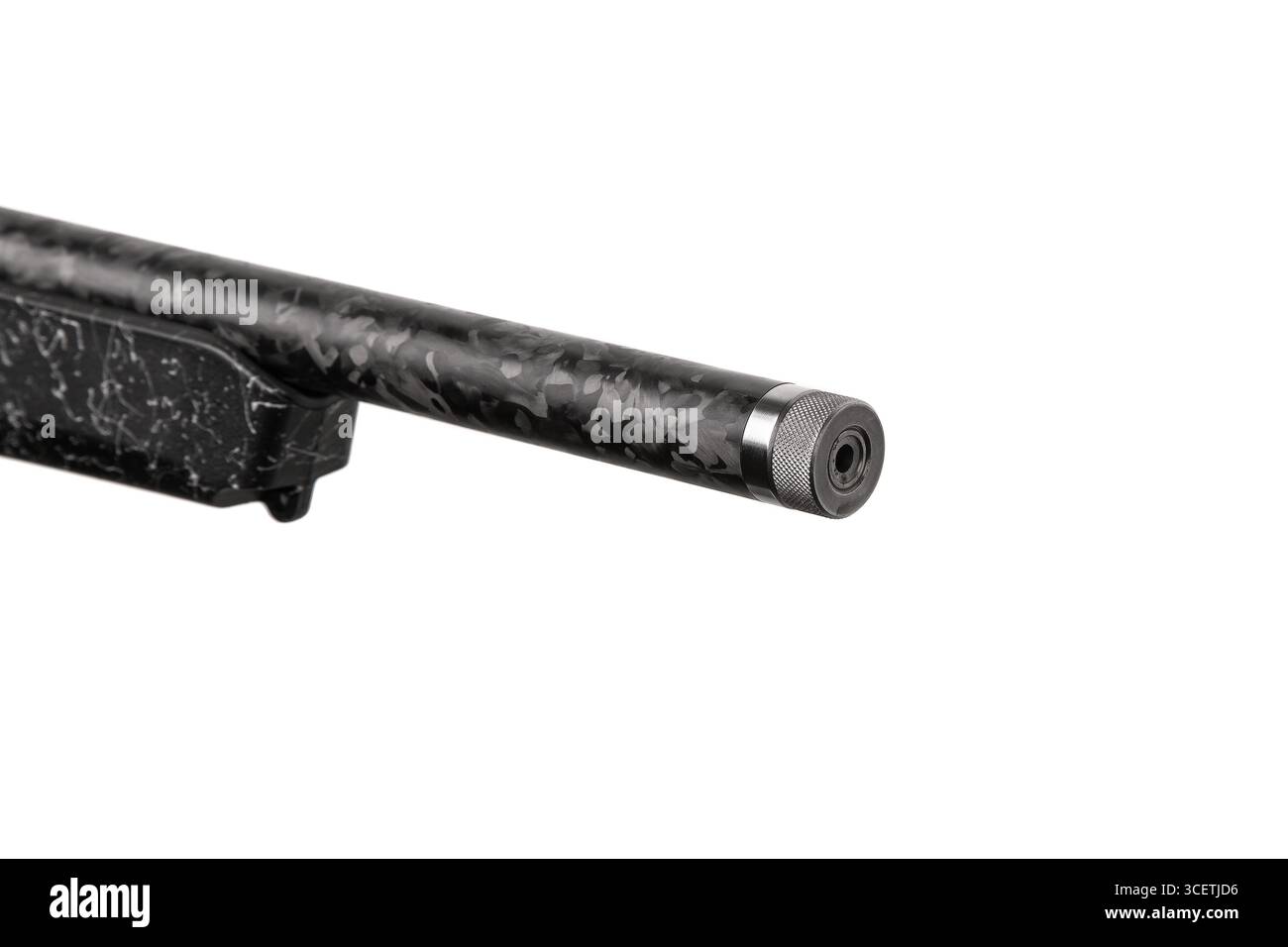 A close-up shot of the muzzle of a patterned rifle barrel Stock Photo ...