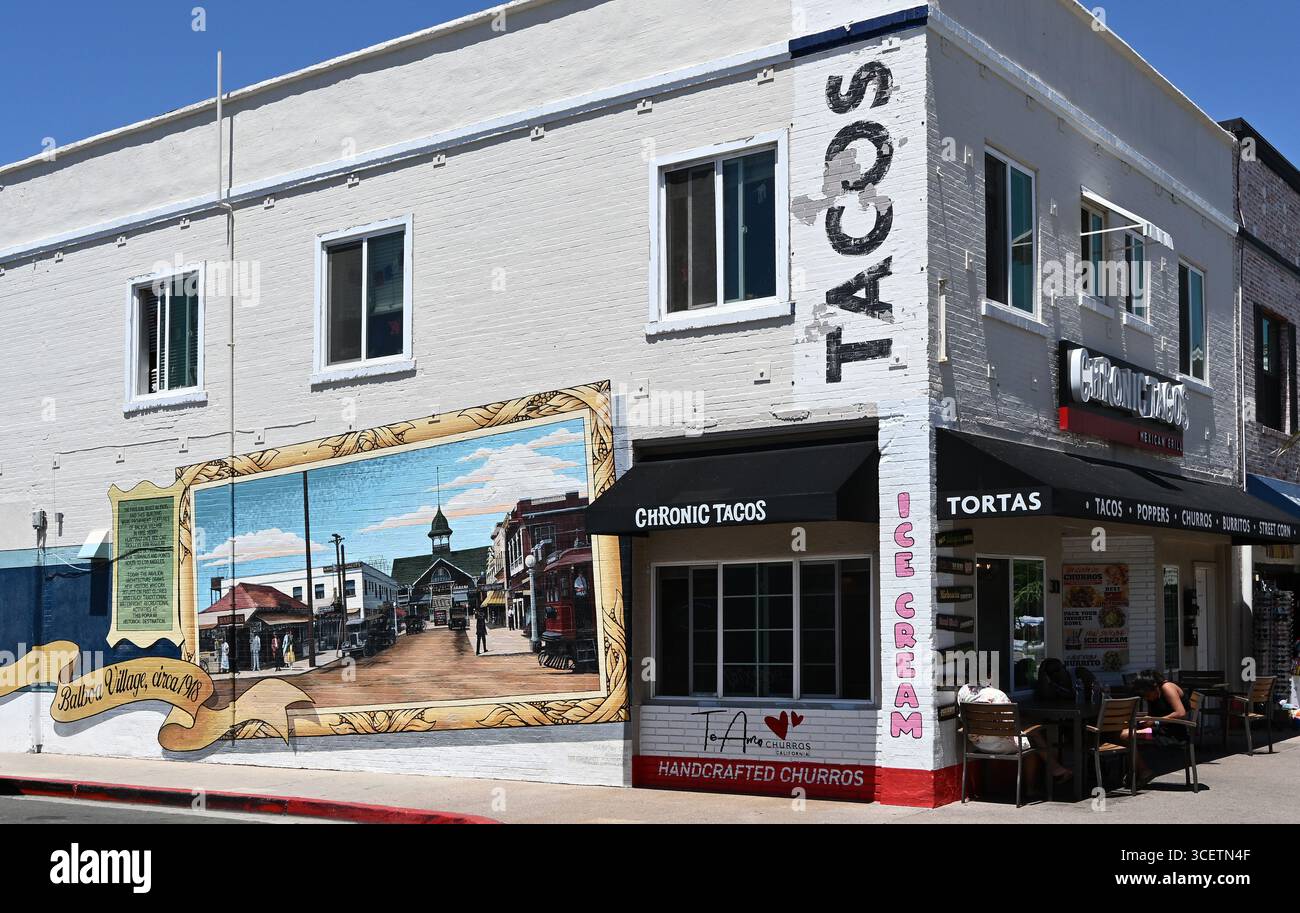Balboa village mural hi-res stock photography and images - Alamy