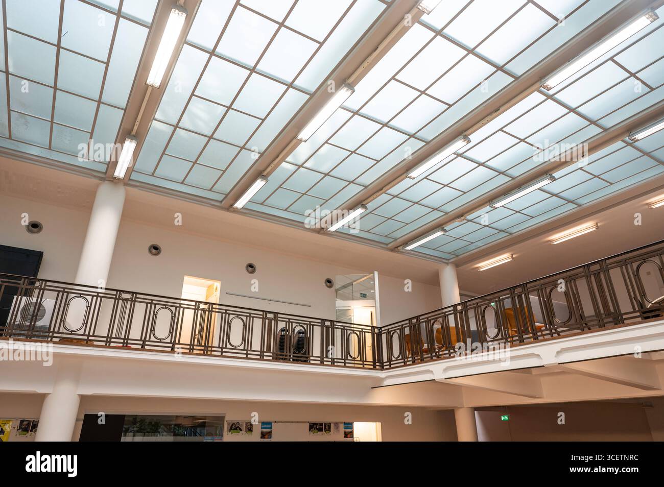 The Belga News Agency building interior in Brussels city center ...