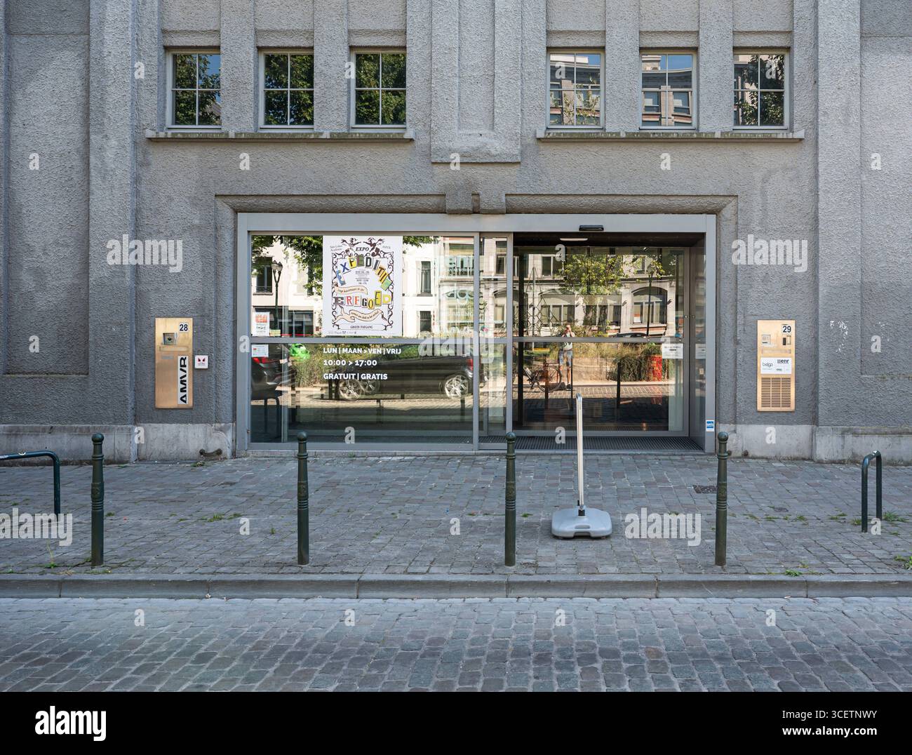The Belga News Agency building in Brussels city center, Belgium 18 AUG ...