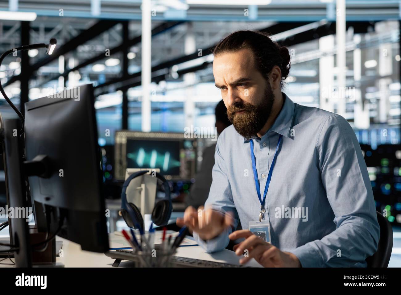 Irked data center admin hi-res stock photography and images - Alamy
