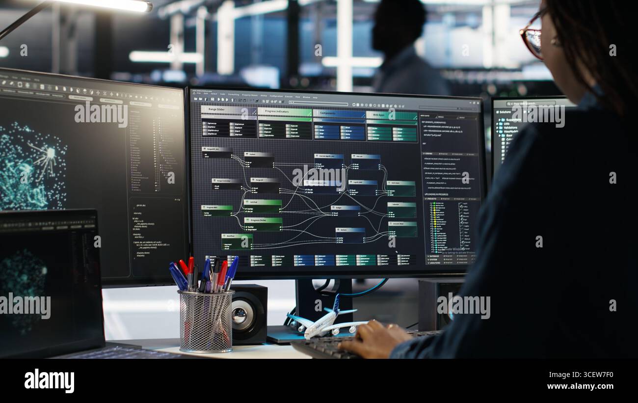 Angry server farm engineer hi-res stock photography and images - Alamy