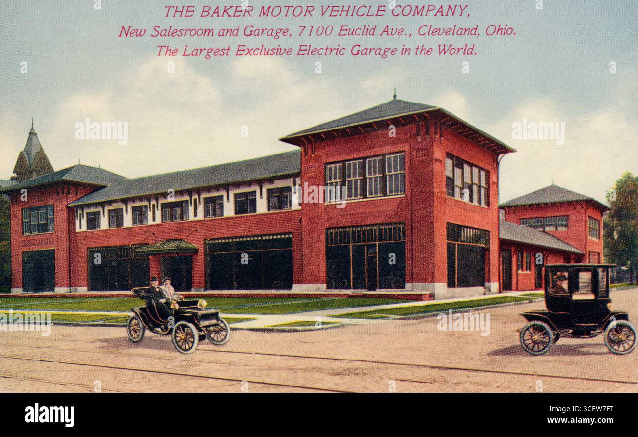 The Baker Motor Vehicle Company, Salesroom and Garage, Cleveland OH ...