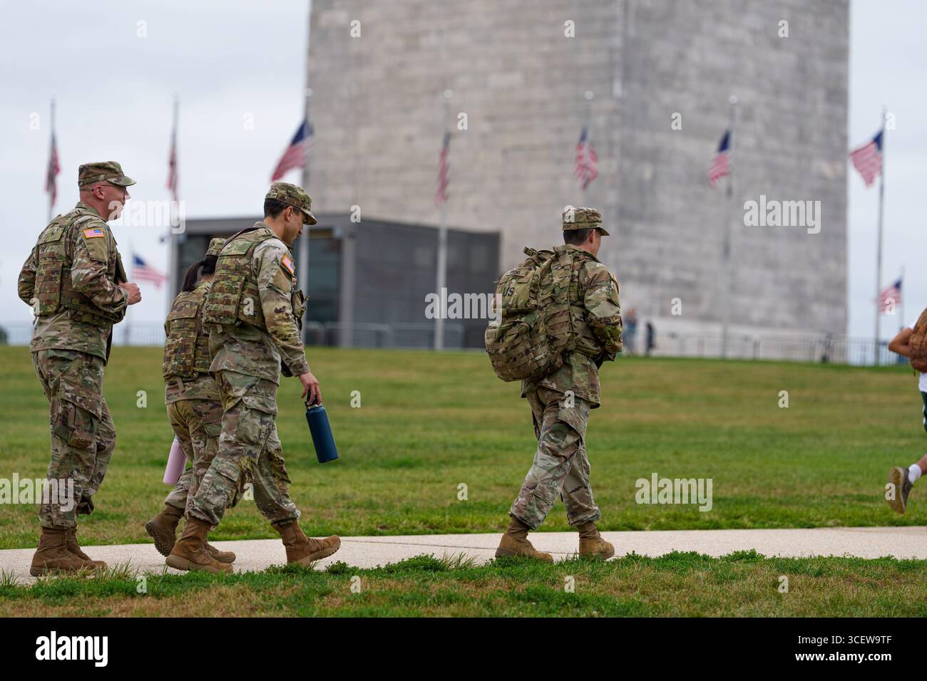 Washington, United States. 19th Aug, 2025. Members of the National ...
