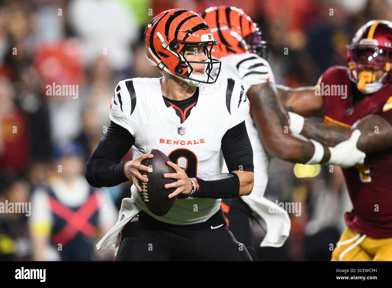 Cincinnati Bengals quarterback Joe Burrow (9) in action during the ...