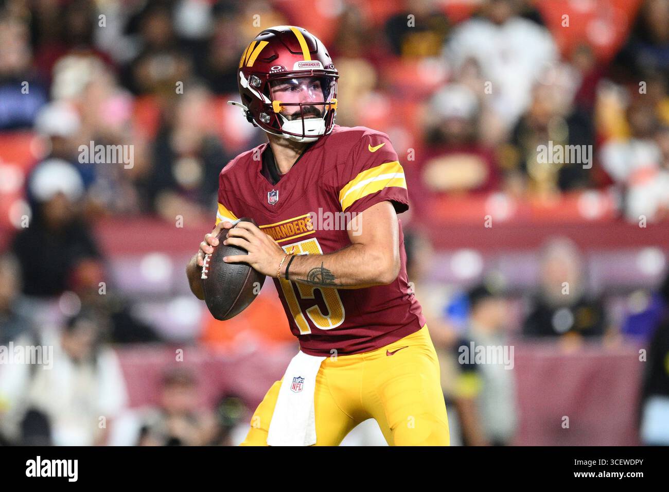 Washington Commanders quarterback Sam Hartman (15) in action during the ...