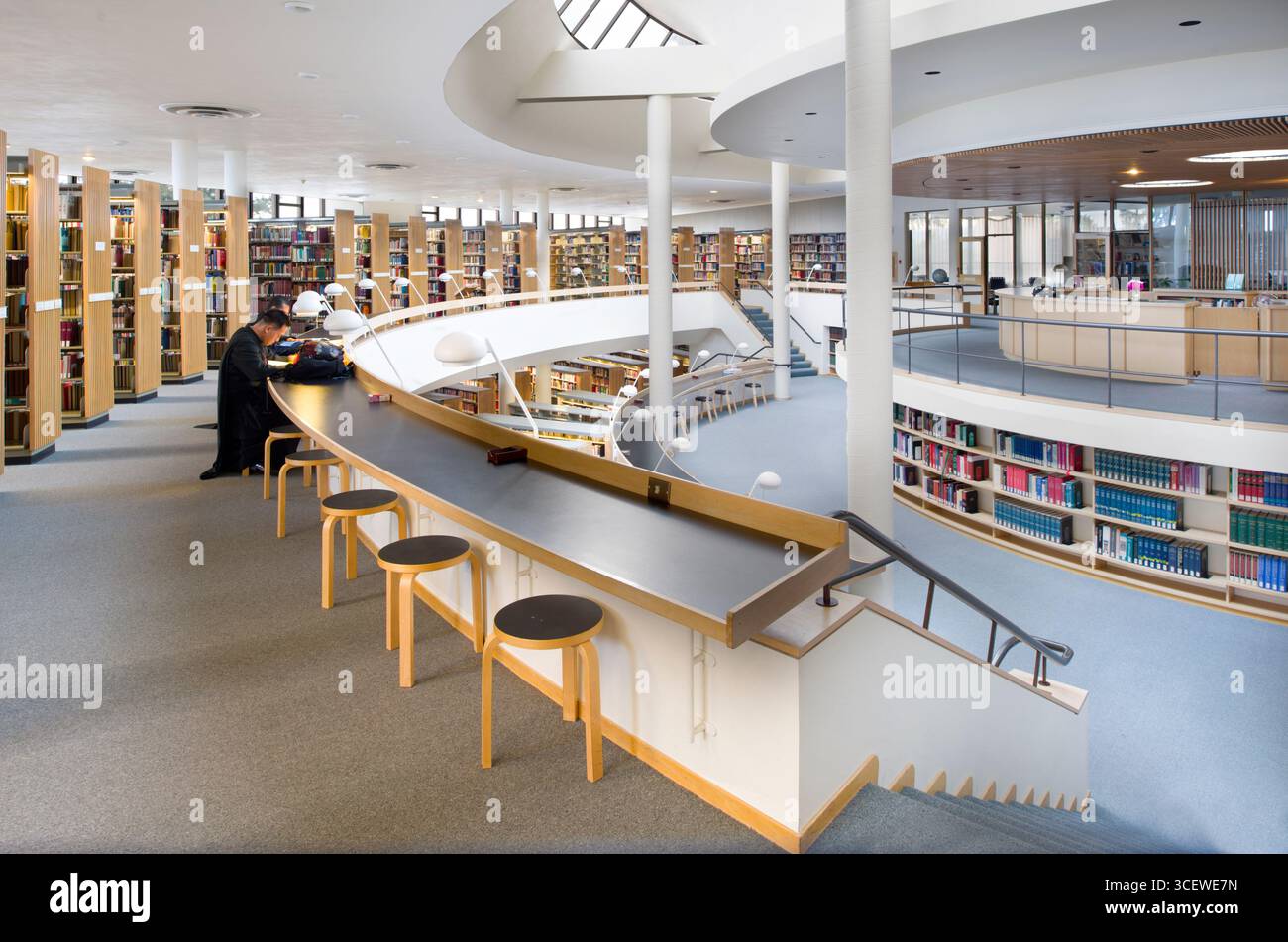 Mount Angel Abbey Library designed by Finnish architect Alvar Aalto was ...
