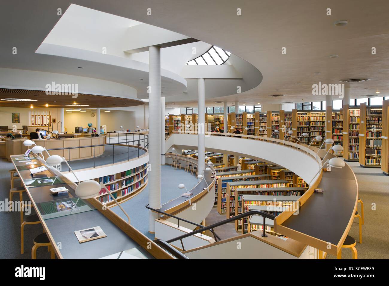 Mount Angel Abbey Library designed by Finnish architect Alvar Aalto was ...