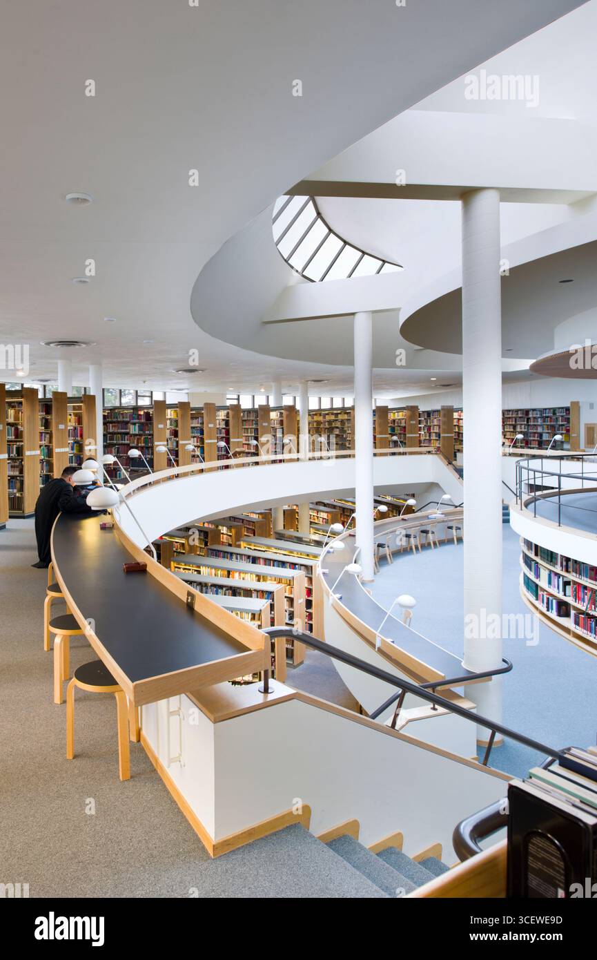 Mount Angel Abbey Library designed by Finnish architect Alvar Aalto was ...