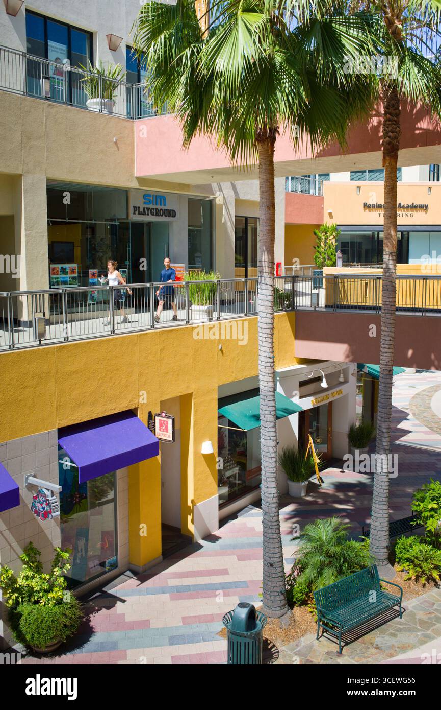 Promenade on the Peninsula shopping mall featuring high end retail ...