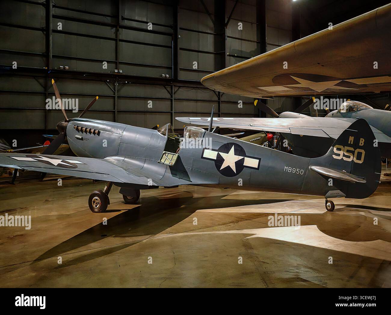 US operated Supermarine Spitfire at the USAF Museum Dayton Ohio Stock ...