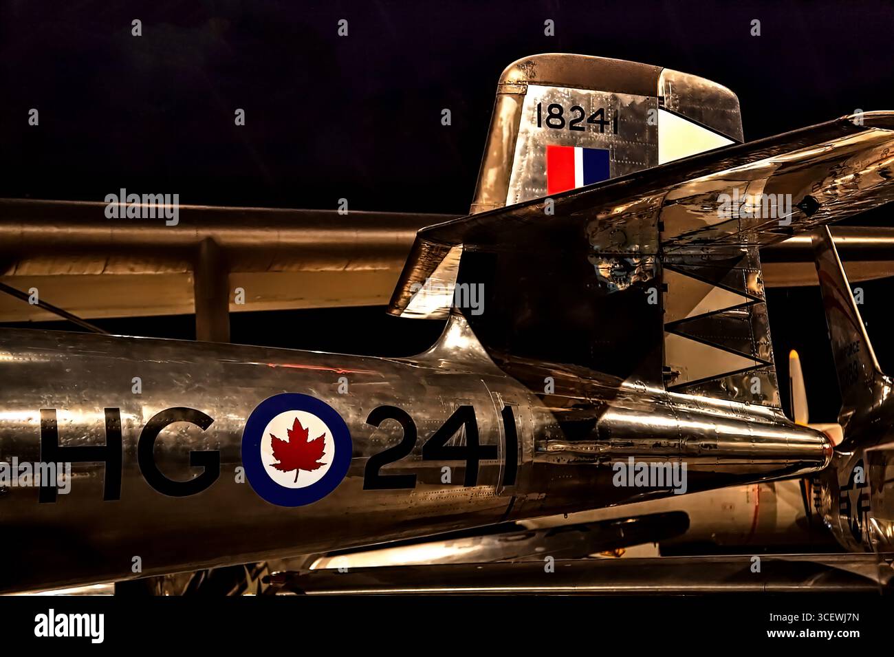 Canadian CF-100 Canuck fighter at the USAF Museum Dayton Ohio Stock ...