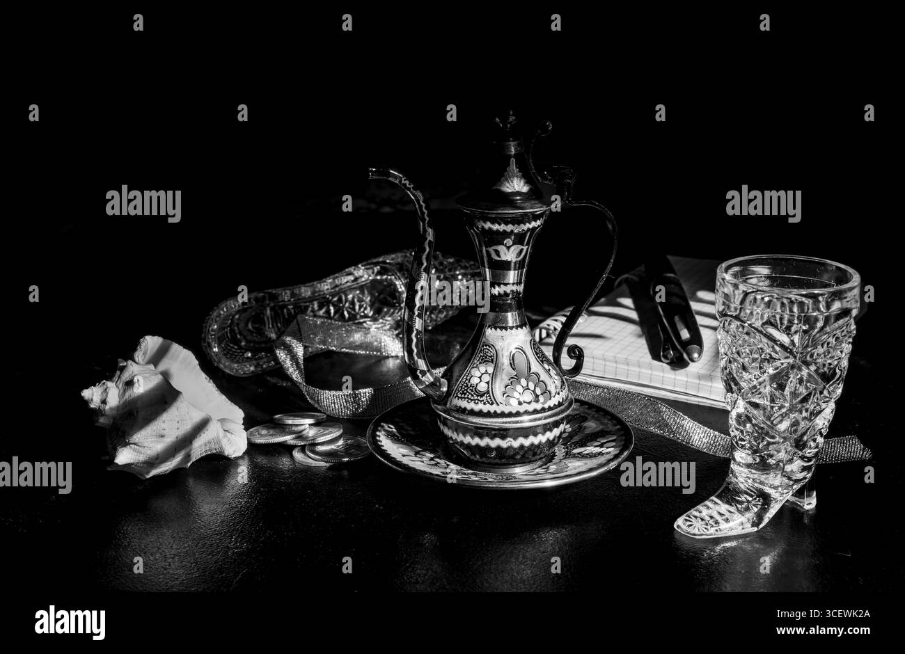 Crystal pen Black and White Stock Photos & Images - Alamy