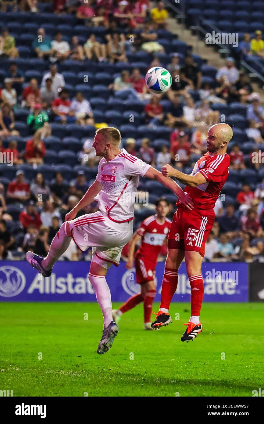 Chicago, IL, USA, August 16th, 2025. Major League Soccer (MLS) Chicago ...