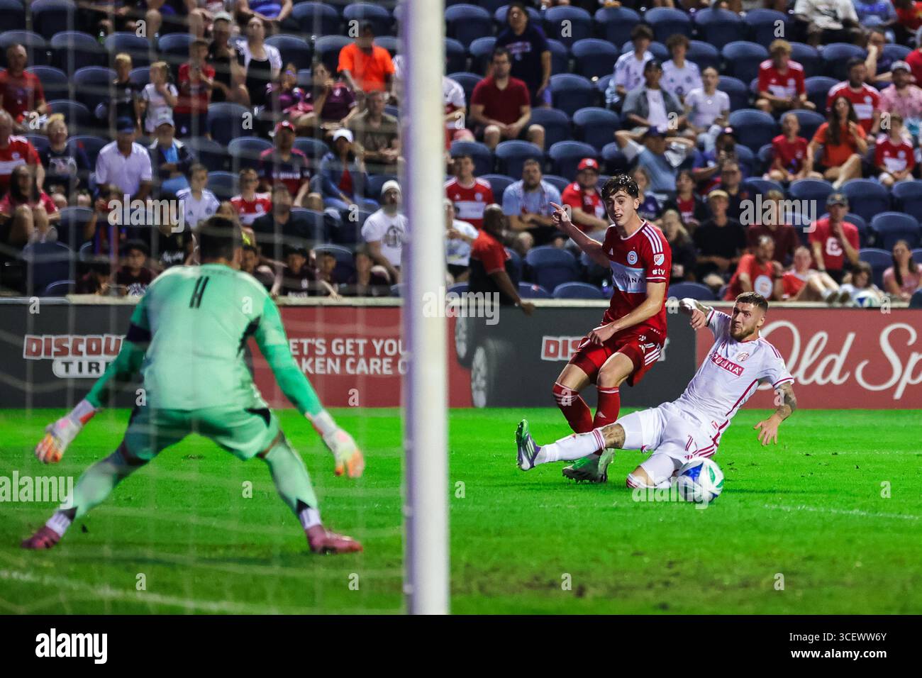 Chicago, IL, USA, August 16th, 2025. Major League Soccer (MLS) Chicago ...
