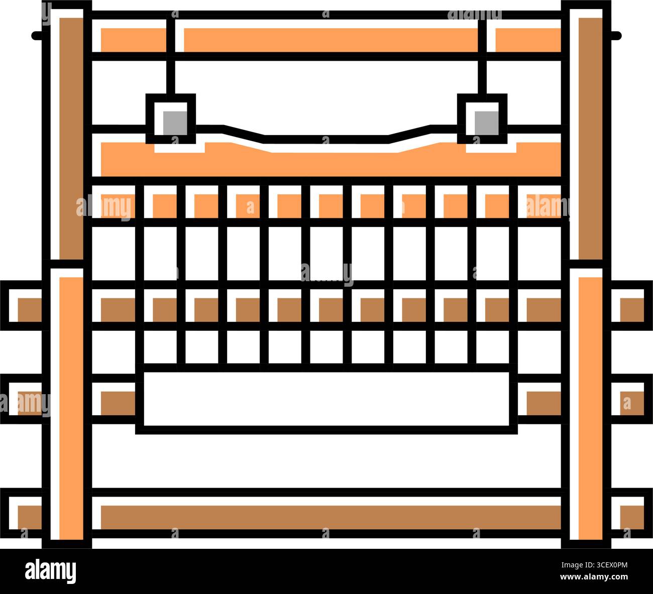 Manual loom Stock Vector Images - Alamy