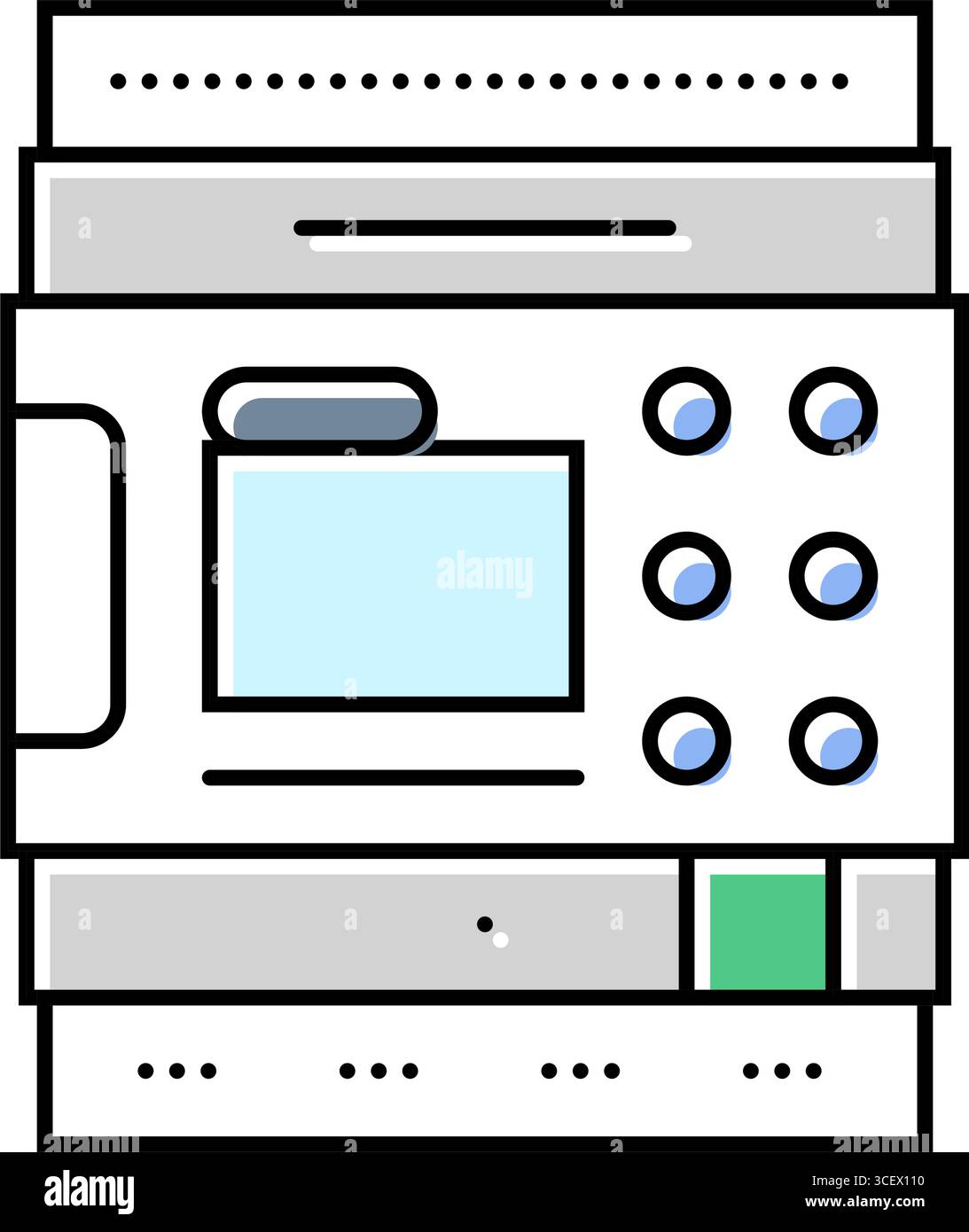 programmable logic controller color icon vector illustration Stock Vector Image & Art - Alamy