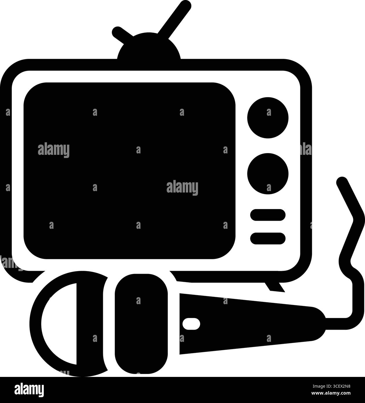 Media coverage vector vectors Cut Out Stock Images & Pictures - Alamy