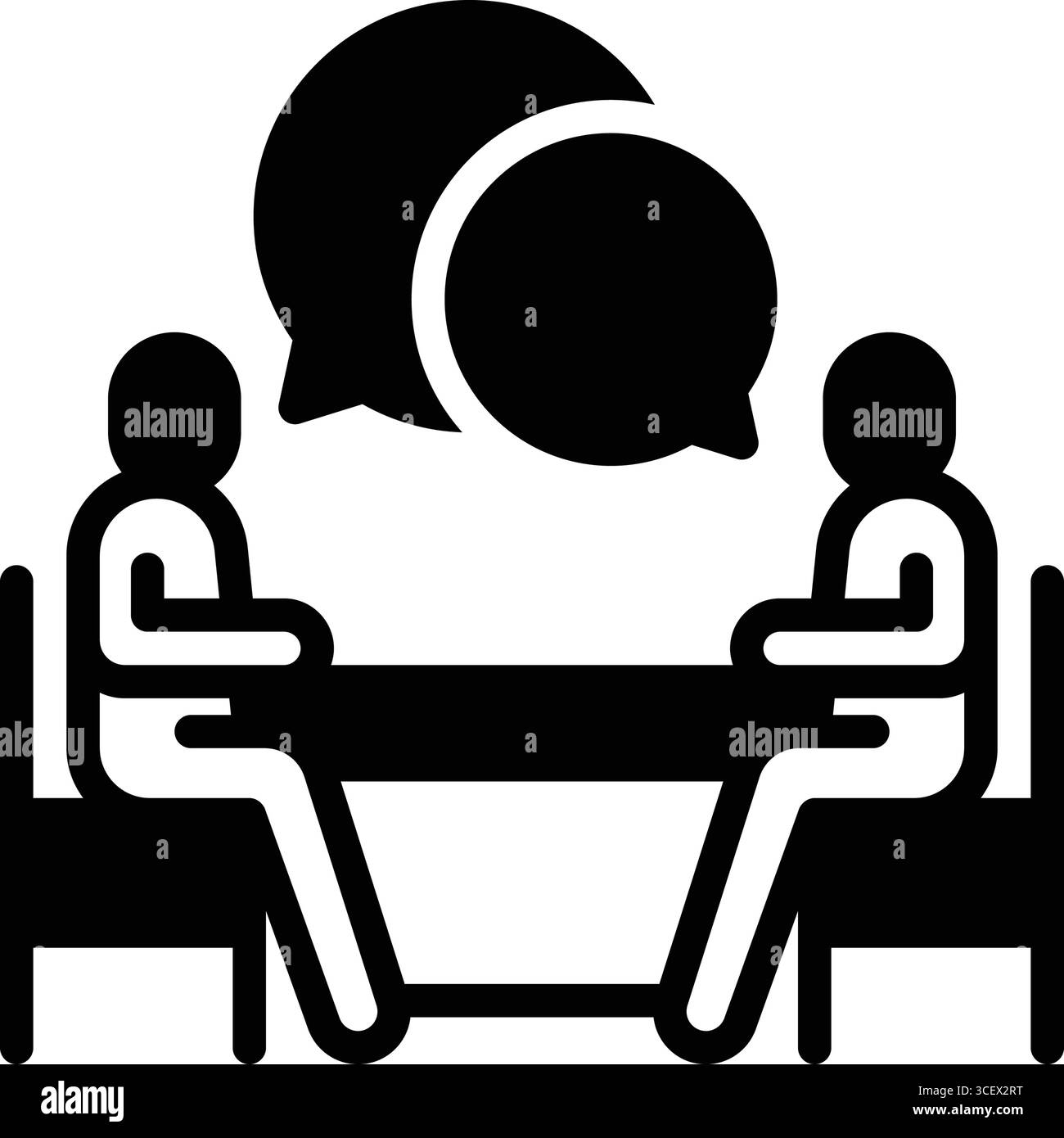 Communication conversation Black and White Stock Photos & Images - Alamy