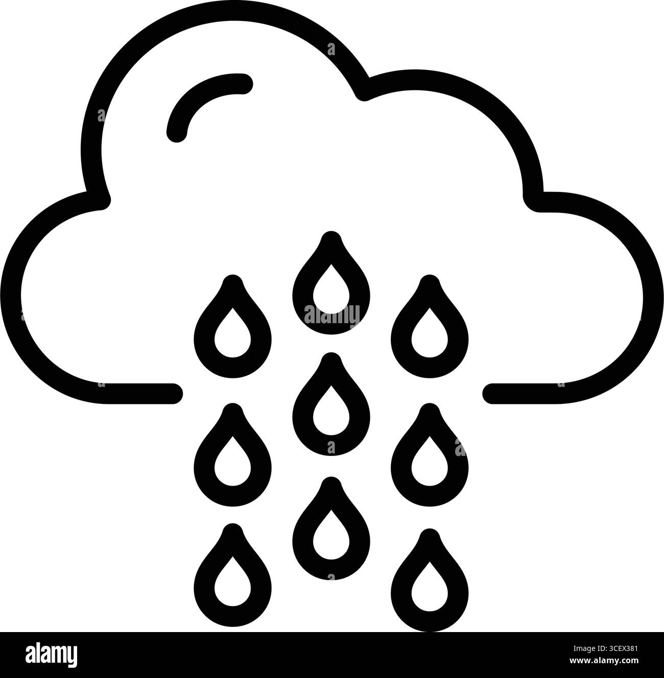 Wet and raining Stock Vector Images - Alamy