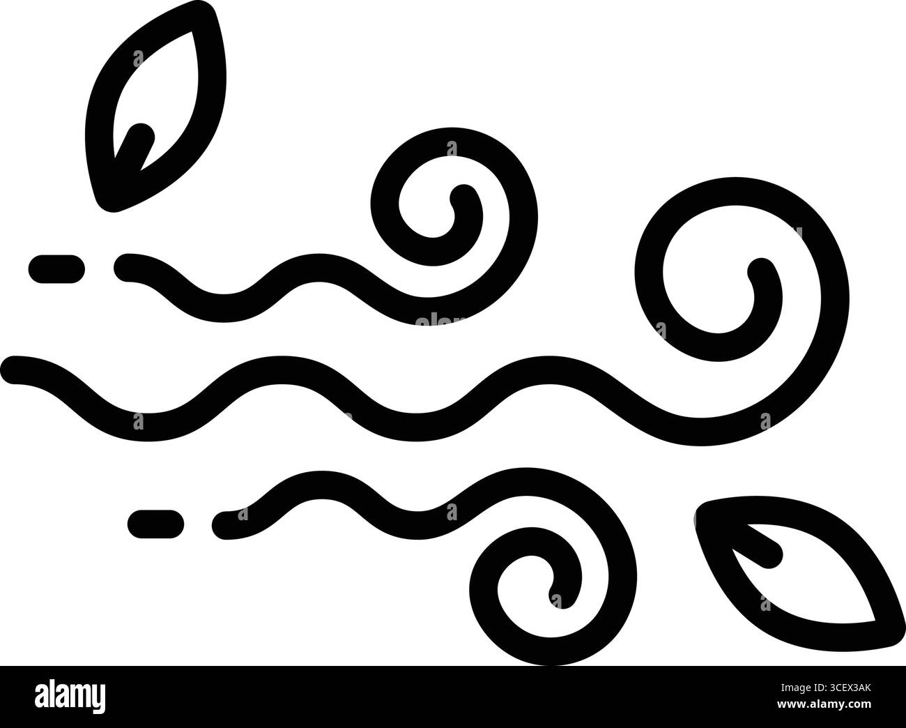 Wind windy breeze Stock Vector Images - Alamy