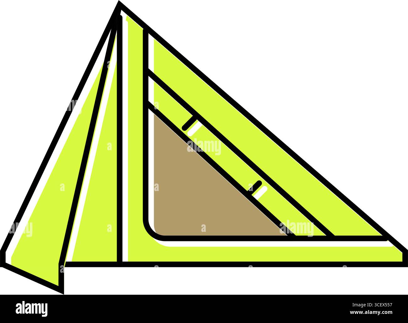ultralight tent color icon vector illustration Stock Vector Image & Art ...