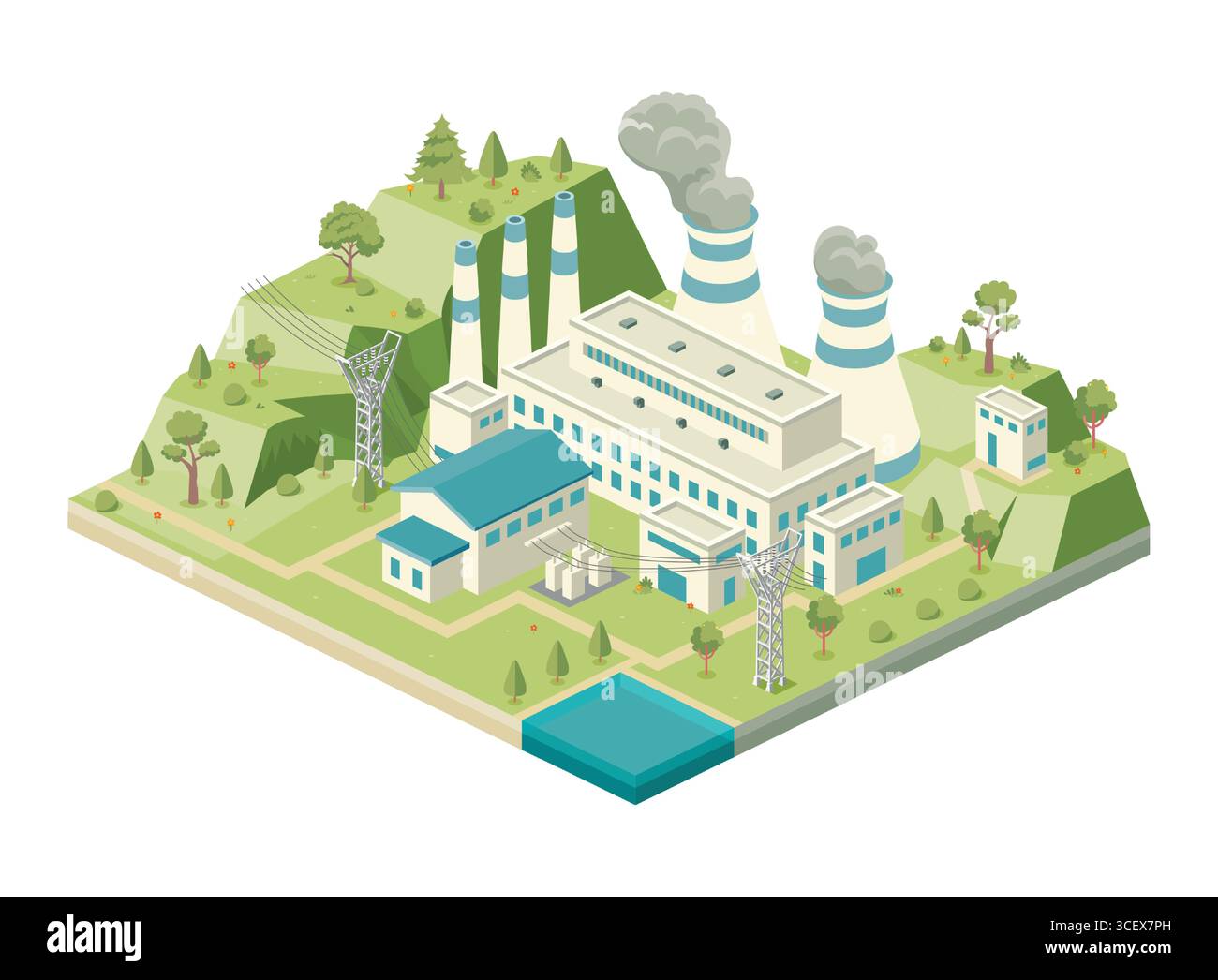 Steam grass green Cut Out Stock Images & Pictures - Alamy