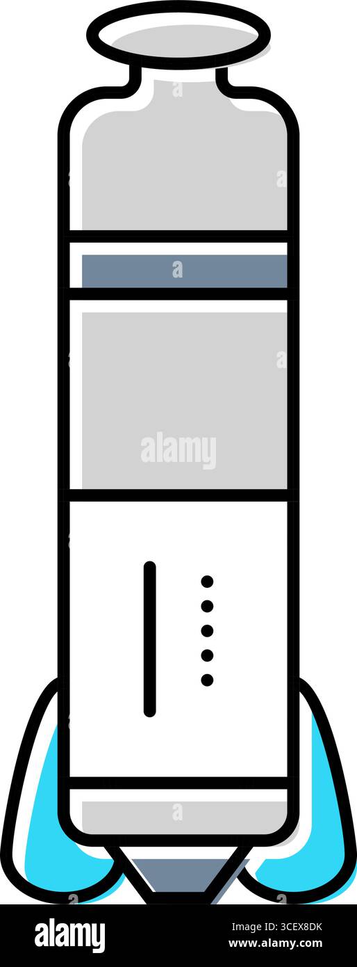 leadless pacemaker cardiology accessories color icon vector ...