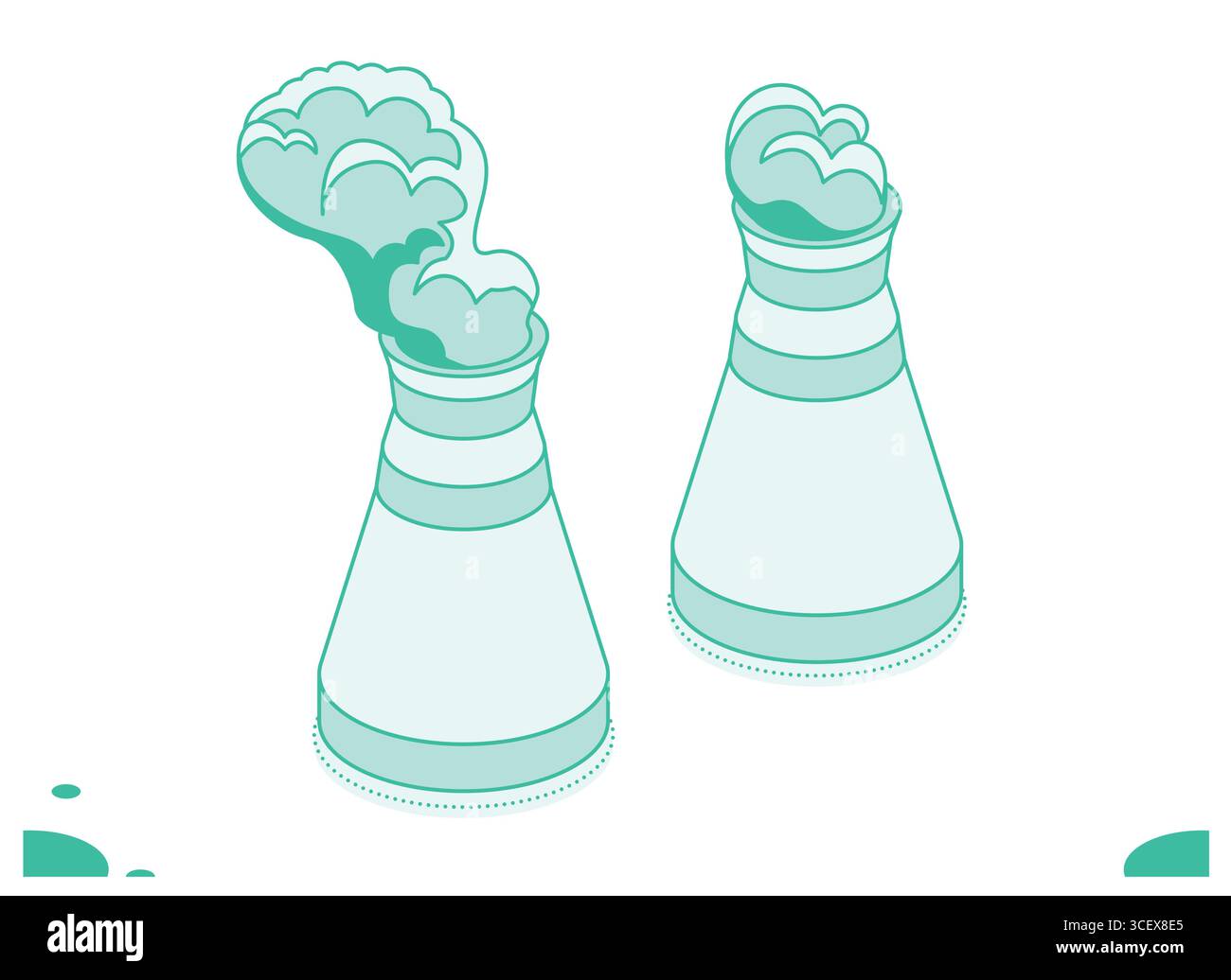 Thermal station plants icon Stock Vector Images - Alamy