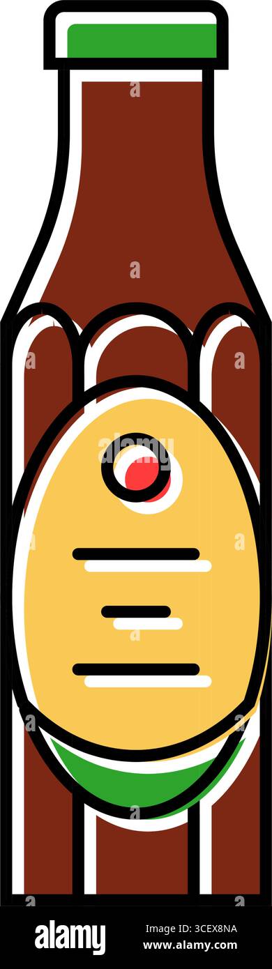 chutney condiment color icon vector illustration Stock Vector Image ...