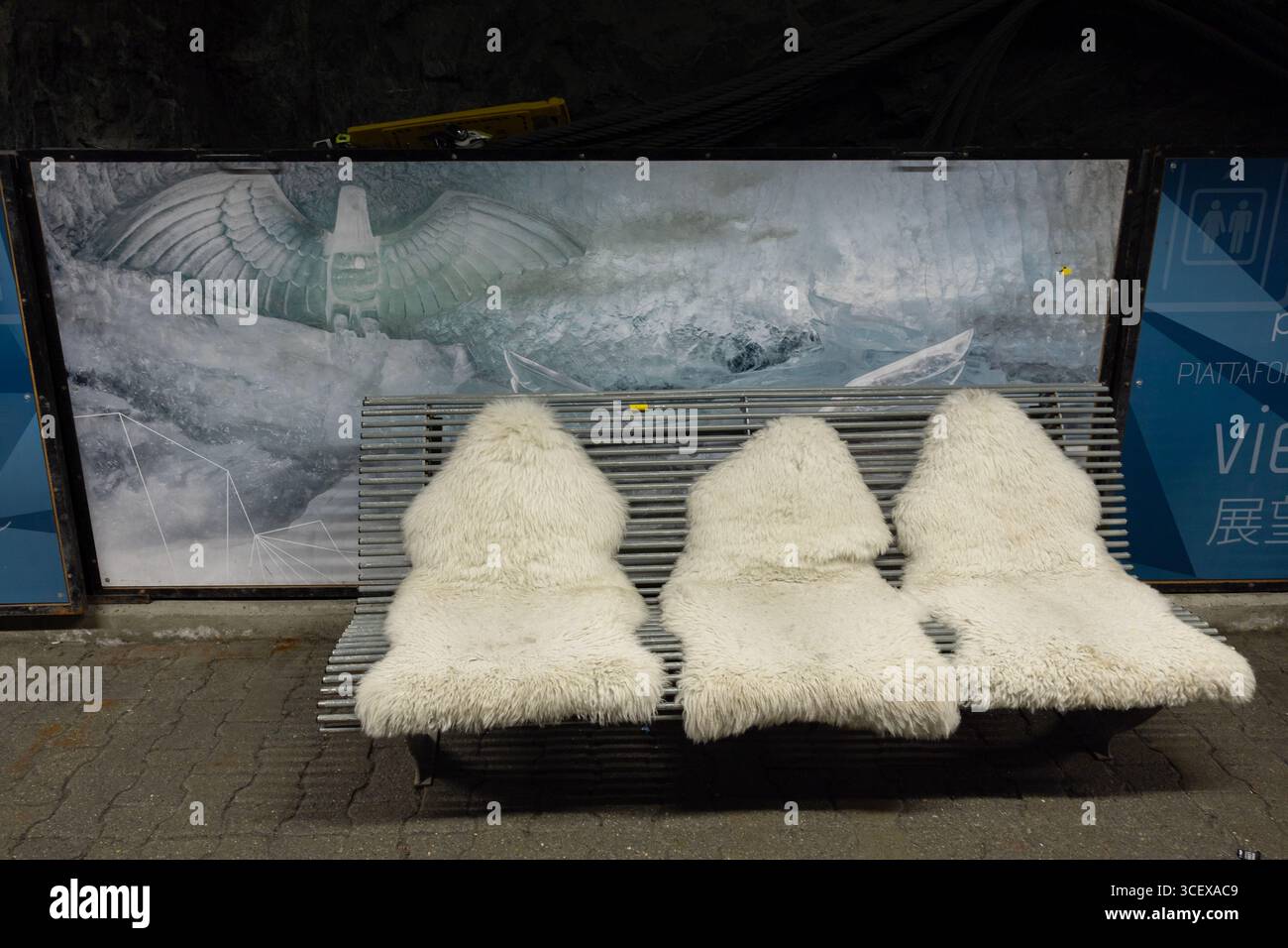 Zermatt ice palace hi-res stock photography and images - Alamy