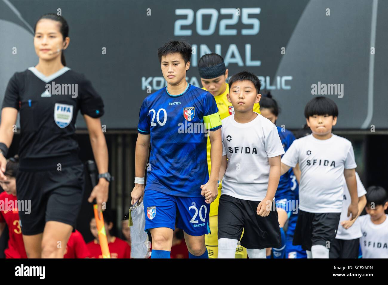 HWASEONG, South Korea - JULY 13: during EAFF E-1 Football Championship - Chinese Taipei vs China ...