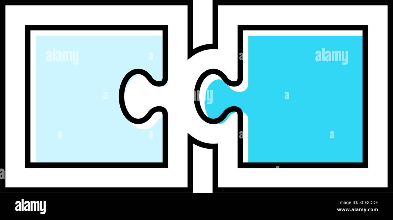 detachable parts color icon vector illustration Stock Vector Image ...