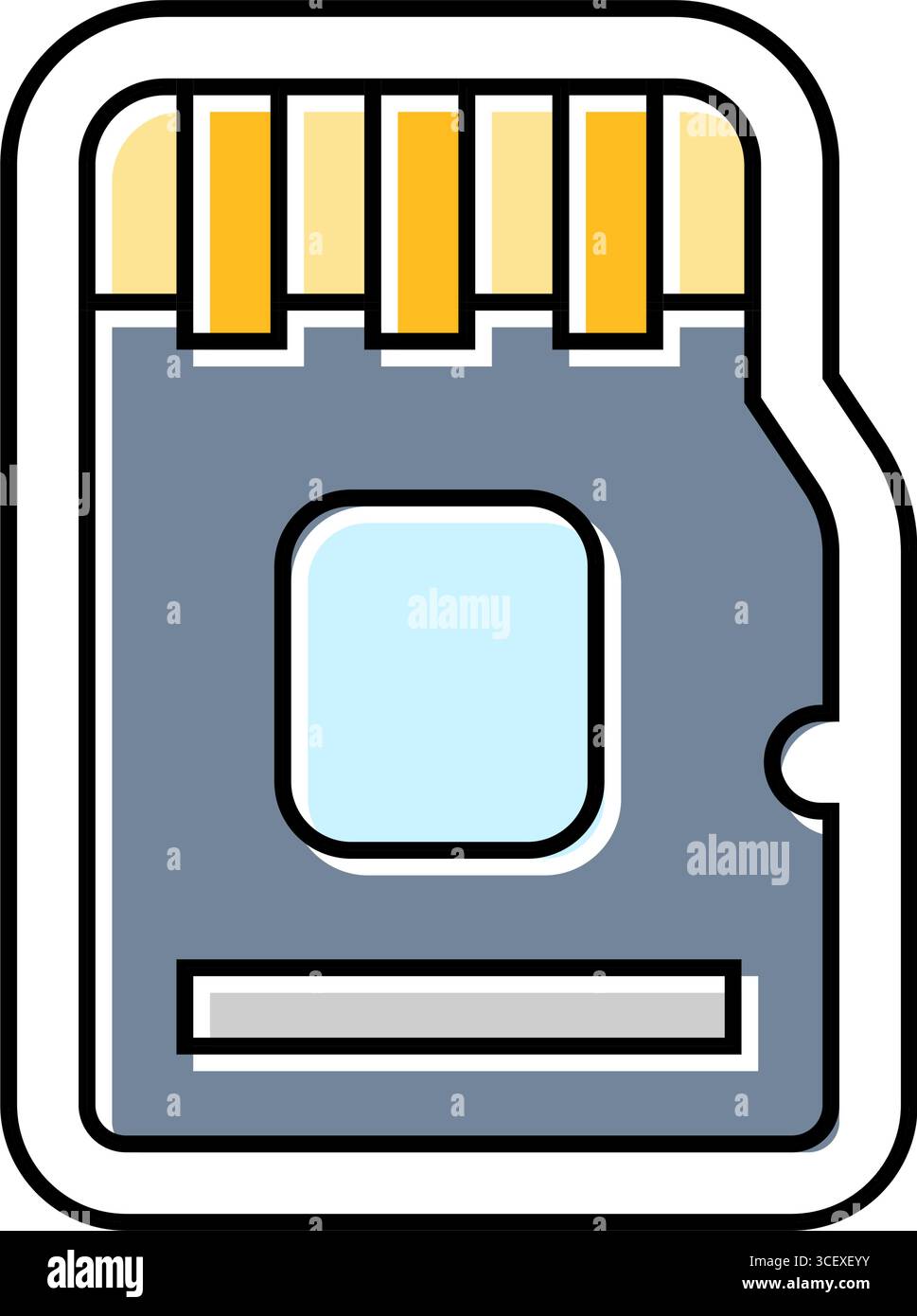 built memory color icon vector illustration Stock Vector Image & Art ...